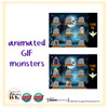Halloween i spy game find the monsters with GIF boom cards
