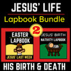 Jesus' Life: Christmas and Easter | Lapbook Bundle for Sunday School