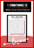 1 Corinthians 13 Bible Verse Word Search