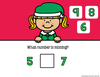 Missing Number 1-20, Christmas Theme, Remote Distance Learning, Google ...