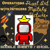 Among Us Inspired Operations with Integers Math Pixel Art Mystery ...