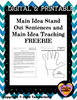 Main Idea Lessons Freebie - Amped Up Learning