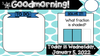 Third Grade November Editable Morning Message Solve It