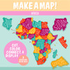 Africa Geography Activity | Make a Map! Interactive Bulletin Board Project