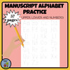 Manuscript Alphabet Tracing Worksheets Capital & Lowercase