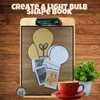 Thomas Edison Light Bulb Shape Book Informational Text & Lapbook activity