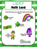St. Patrick's Day Lucky Math Land Choice Board