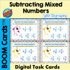 Subtracting Mixed Numbers Boom Cards