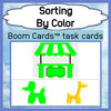 Sorting by Color: Carnival Colors - Level One - Boom Cards™