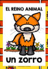 SPANISH ANIMALS FLASHCARDS POSTERS #1