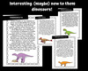 Dinosaur Fact Worksheets