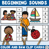 Beginning Sounds Flashcards, Puzzles, Clip Cards & Worksheets
