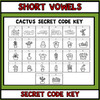 Short Vowel Words, Secret Code Literacy Center