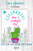 Bloom Where You Are Planted: Cactus Classroom Décor