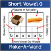 Short Vowel O Bundle Make-A-Word, Puzzles, Worksheets & Flashcards