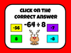 8 Integer Slide Games for the school year - Holiday themes