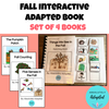 Fall Interactive Adapted Books