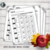 Apple CVC Practice Worksheets