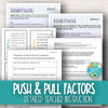 Geography: Push and Pull Factors on Human Migration (Includes lesson ...