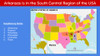 Arkansas (50 States and Capitals) Informational Text and Activities
