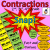 ELA CONTRACTIONS BUNDLE: 54 Posters, 54 Flashcards, Snap Game, I have ...