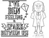 "I've Been Feeling a Spark Between Us" Ben Franklin Historical Valentine