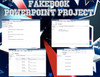 Fakebook Bundle-PowerPoint Project, Blank Templates, & Presidential ...
