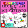 Chop and Pop Hands On 1st Grade Dolch Sight Word Practice