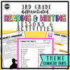 3rd Grade Differentiated Reading & Writing Lessons & Activities Family ...