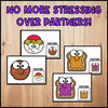 Partner Cards for Partner Work | Food Pairs for Picking Partners