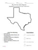 Texas History: Regions of Texas PowerPoint and Activities