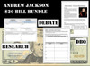Andrew Jackson $20 Bill Bundle - Webquest, Debate, DBQ - Amped Up Learning