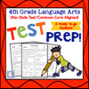 4th Grade Language Arts Test Prep for STATE Tests (OST, PARCC, STAAR, AIR)