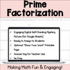 Prime Factorization Digital Self-Checking Activity - Amped Up Learning