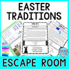 Easter ESCAPE ROOM - Reading Comprehension - Traditions Around the World