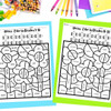Spring Color By Code Differentiated Math Worksheets 4 Levels