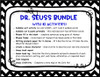 Dr. Seuss Bundle - 10 ELA Activities - Amped Up Learning