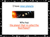Solar System I Have Who Has - Amped Up Learning
