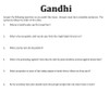 Gandhi (1982) Movie Question Guide - Amped Up Learning