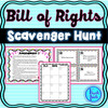 Bill of Rights Scavenger Hunt - Task Cards - Amendments 1-10 ...