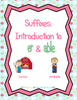 Suffixes: Introduction to er and able - Amped Up Learning
