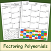Factoring Polynomials Color Mosaic - Amped Up Learning