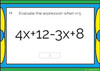 Combining Like Terms & Evaluating Algebraic Expressions: DIGITAL BOOM ...