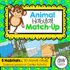 Animal Habitat Match-Up Game & Center Activity - Amped Up Learning