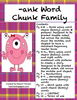 Ank Word Chunk Family - Amped Up Learning