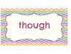 Advanced Sight Word List