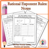 Rational Exponent Rules Notes - Amped Up Learning