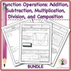 Operation of Functions: Add, Subtract, Multiply, Divide, and ...