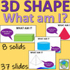 3D Shape - solids, nets and descriptions - 37 slides for teaching ...