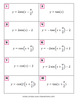 Trig Graphs and Transformations Card Match